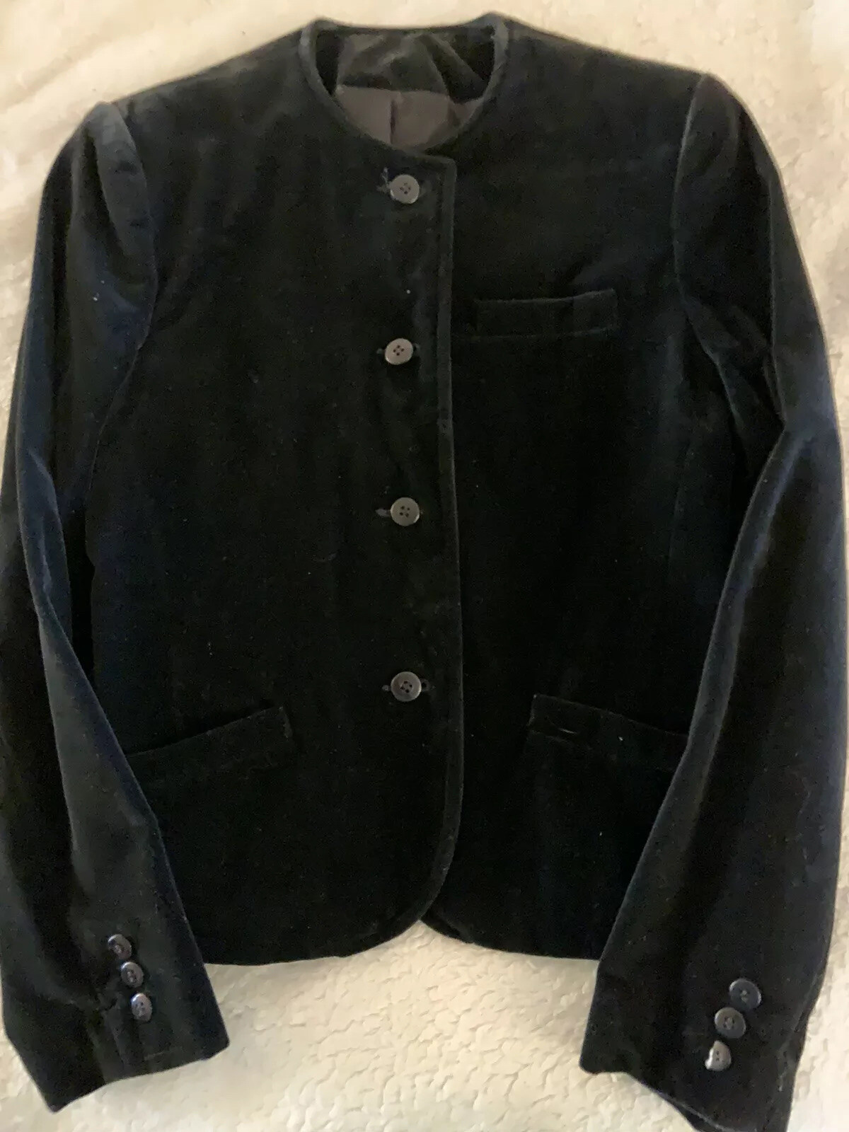 70's Vintage CLOVIS RUFFIN Black Velvet Mod Women’s Jacket | eBay