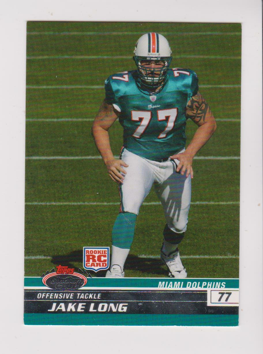 2008 Topps Stadium Club Silver #137 Jake Long rookie, Michigan ...