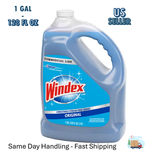 Windex 128 oz. Commercial Original Glass Cleaner Refill- Fast Shipping ...