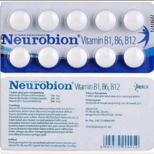 60 Tablets Neurobion Vitamin B1, B6, B12 for Numbness, Tingling, Nerve ...