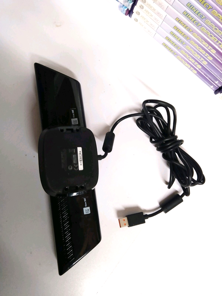 Official Xbox 360 Kinect Motion Sensor Camera + Choose Your Game (FAST ...