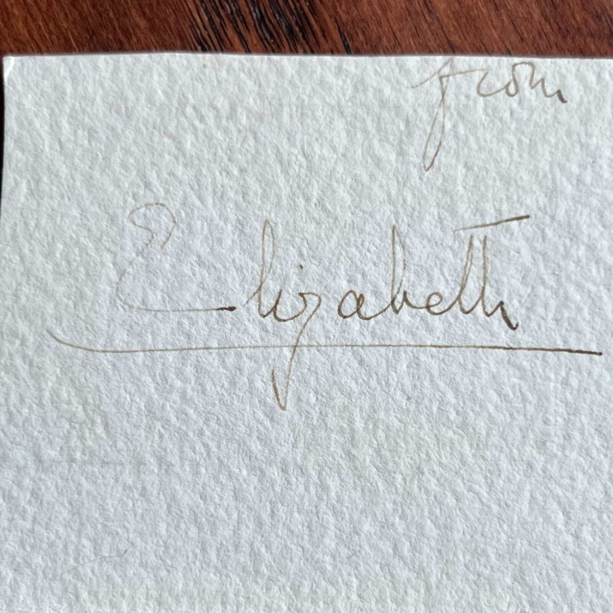 Queen Elizabeth 1 Signature