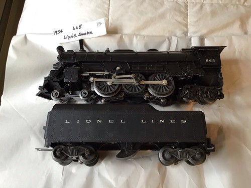 Lionel PW 665 Steam Engine w/LIQUID SMOKE & 2046W L.Lines Tender- OBX ...