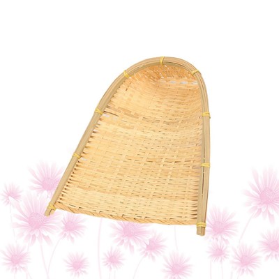 Bamboo Dustpan Child DIY Art Painting Pendants Home Hanging Works | eBay UK