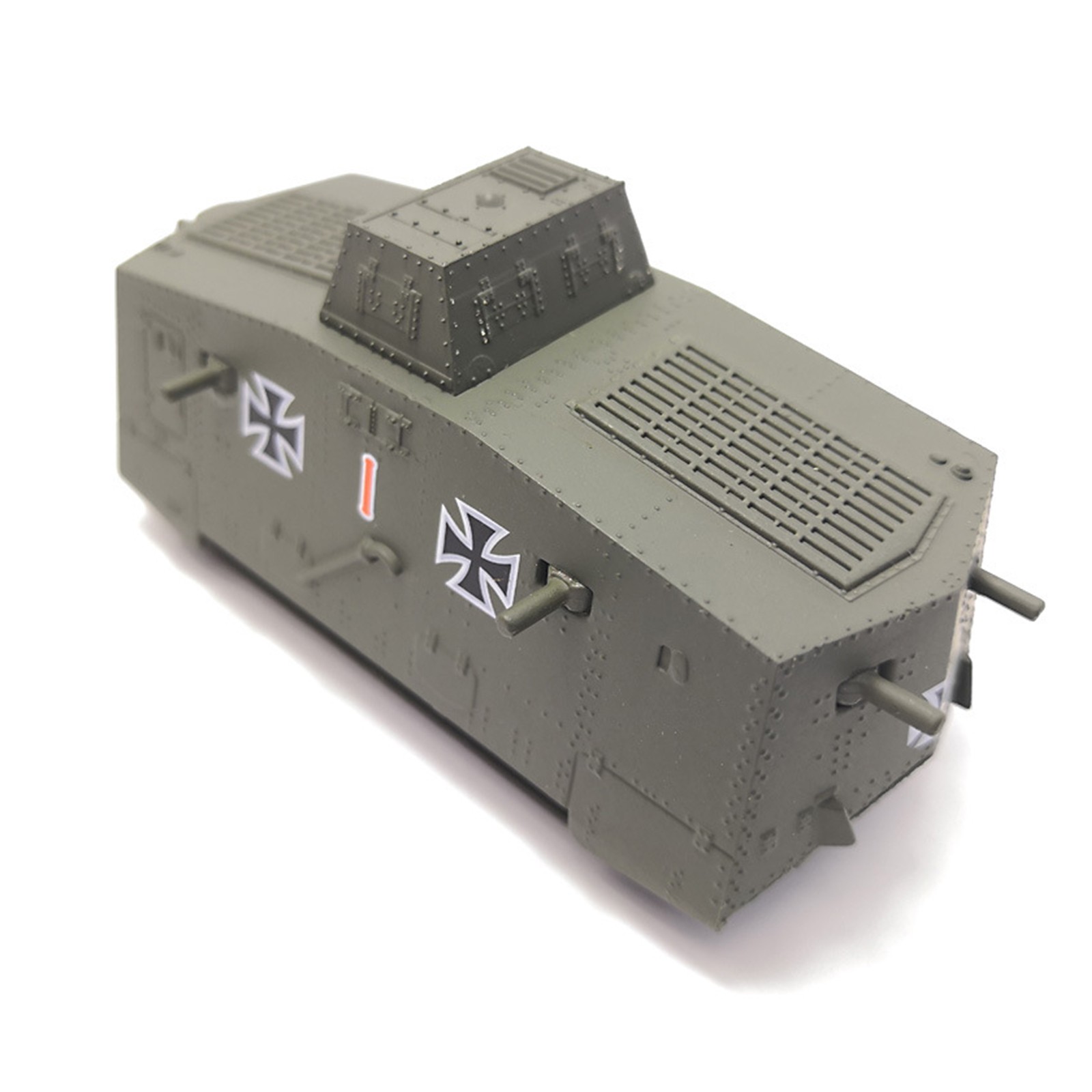 1:100 German WWI A7V Tank Model Military Vehicles Car Model Collection ...