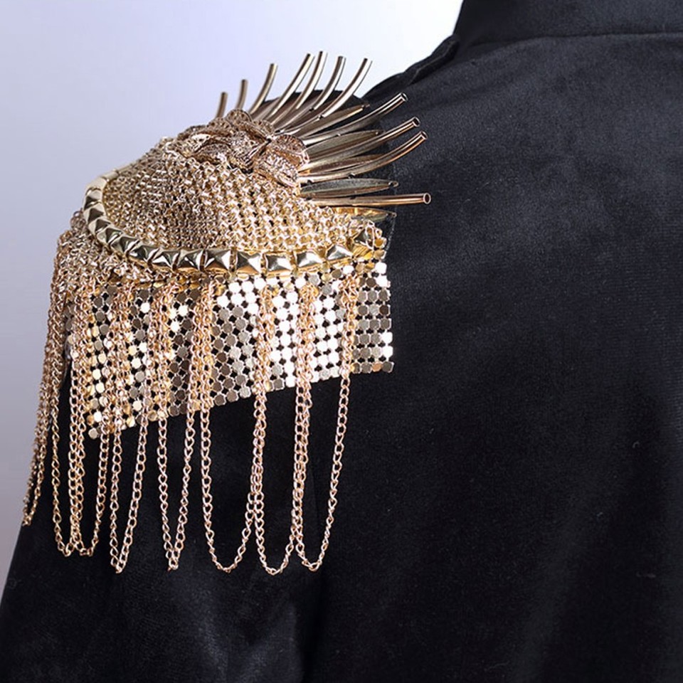 1 Pc Tassel Epaulet Shoulder Board Badge Decor Shoulder Fringe Epaulet ...