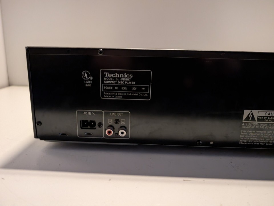 Technics SL-PD887 5 Disc CD Changer Player READ | eBay