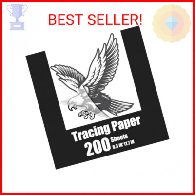 Waybas 200 PCS Tracing Paper, A4 Size Artists Tracing Paper Trace Paper ...