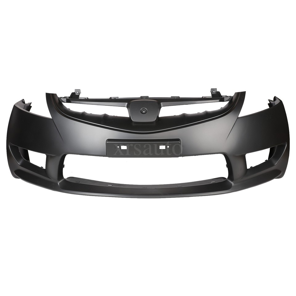 Type R Style Front Bumper W/Grille W/Spoiler For 06-11 Honda Civic 4DR ...