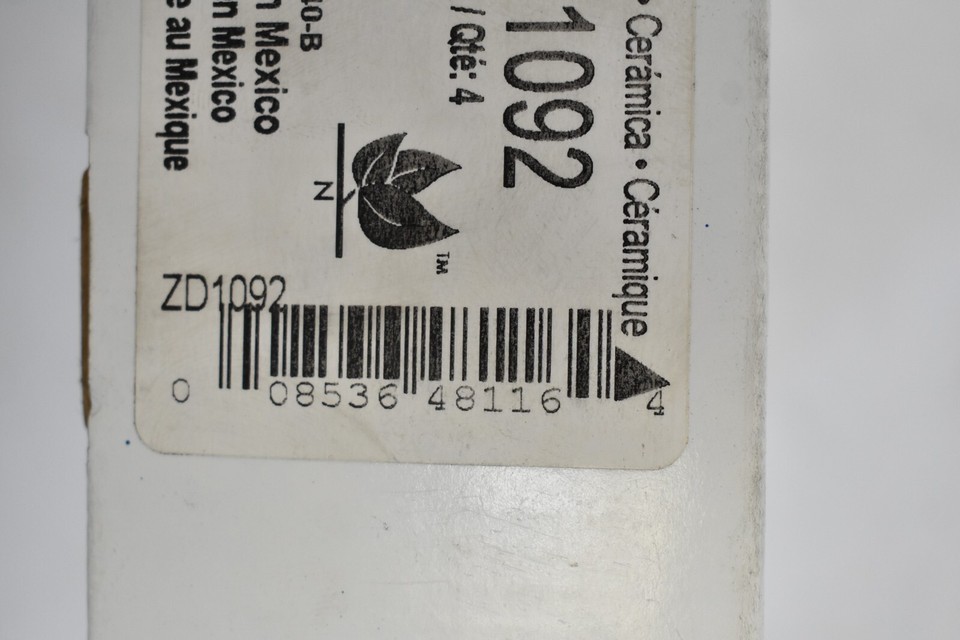 Federal Mogul Motorparts Wagner QS Ceramic Disc Brake Pads 4 Piece Set ...