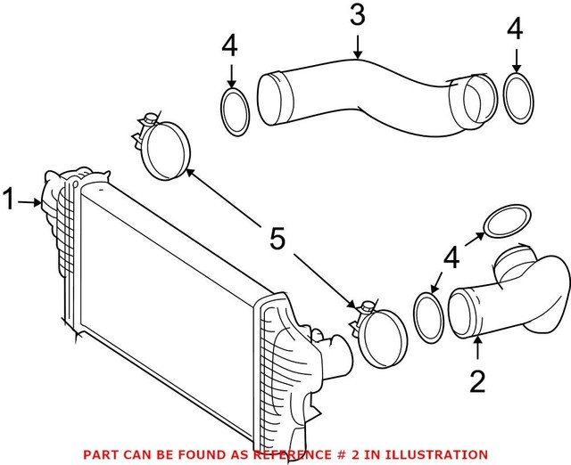 Mercedes-Benz 1645282182 Genuine OEM Inlet Hose for sale online | eBay