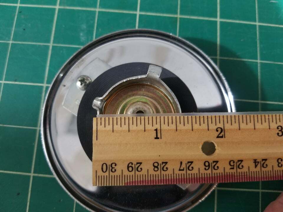 NOS OEM Genuine Ford 1971 72 Pinto Torino Ranchero Fuel Gas Cap Chrome ...