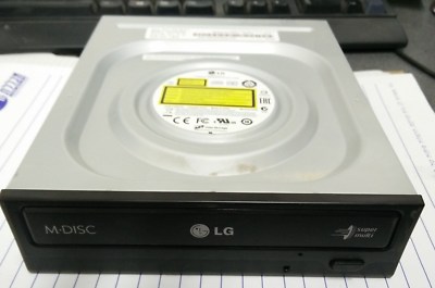 LG M-DISC GH24NSB0 24x CD DVD-RW Writer/Burner Black SATA Internal ...