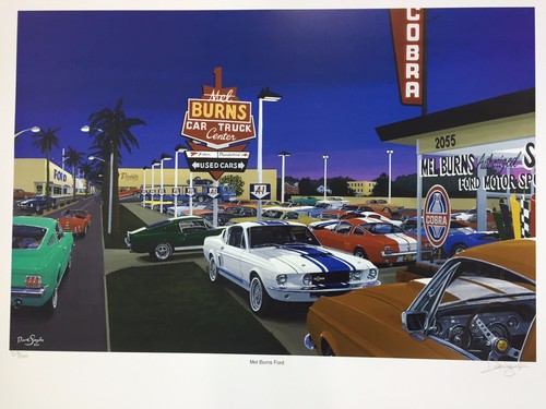 David Snyder "Mel Burns Ford" Mustang Super Snake Shelby Mach I Boss ...