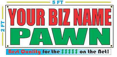 CUSTOM NAME PAWN Banner Sign NEW Larger Size Best Quality for the ...