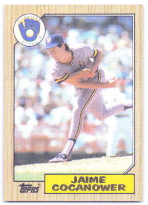 1987 Topps #423 Jaime Cocanower | eBay