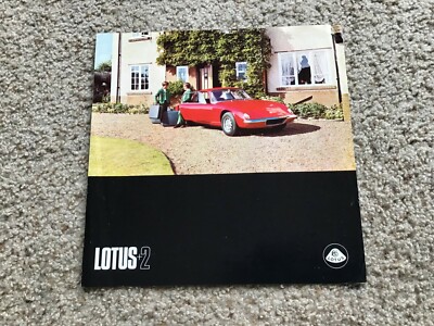 1969 British Lotus plus 2, original dealership color sales handout. | eBay
