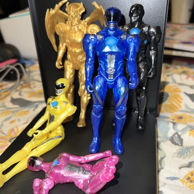 Bandai Power Rangers Movie 2017 Action Figure Lot black yellow blue ...