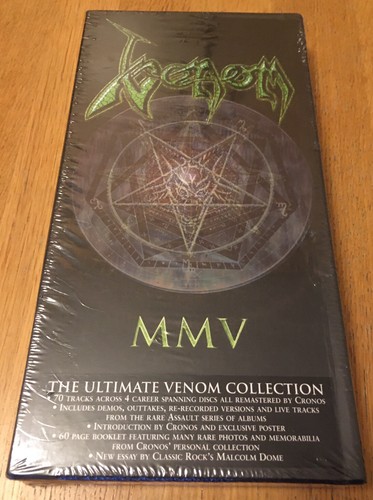Venom – MMV (RARE, 4 CD Box Set 2005 +60-page booklet and poster) NEW ...