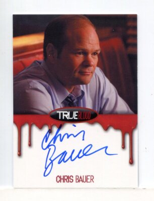 True Blood Season 6 Chris Bauer as Detective Andy Bellefleur Autograph ...