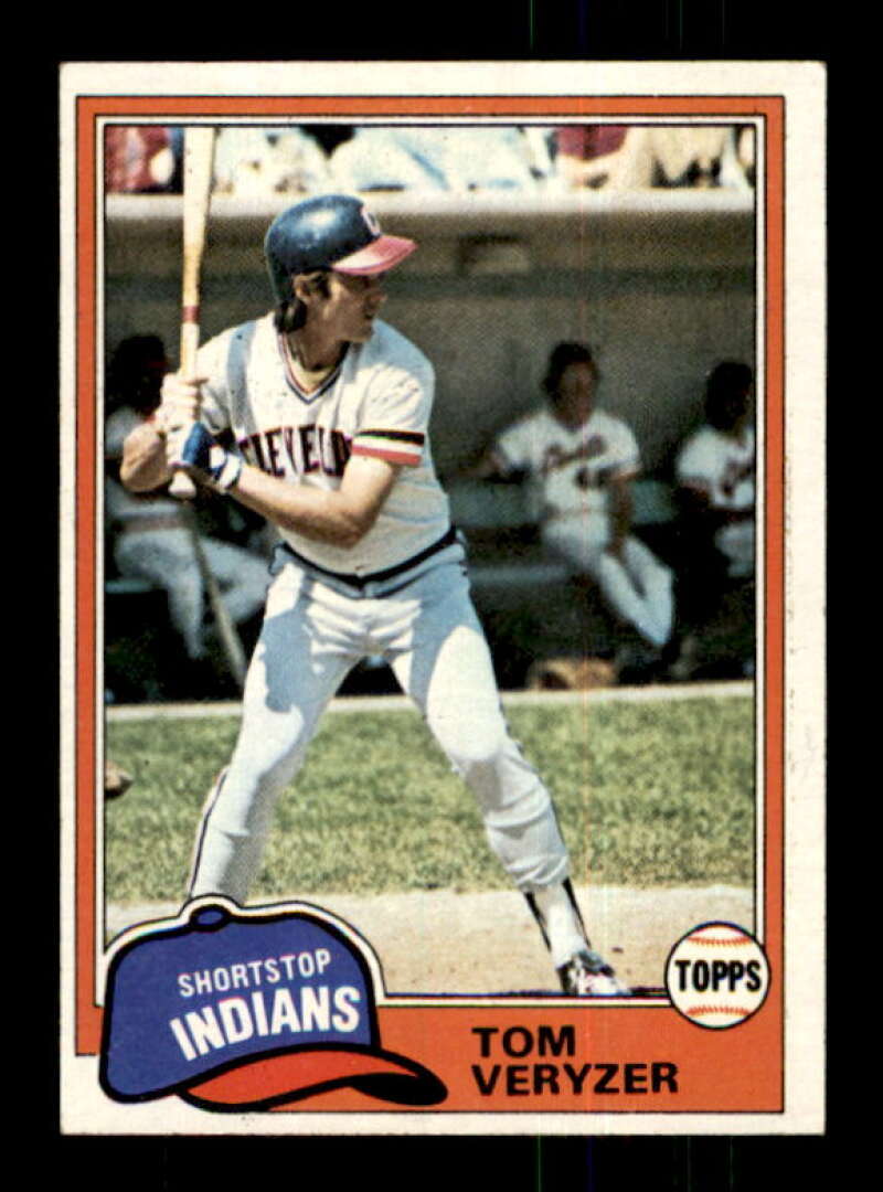 1981 Topps #39 Tom Veryzer EXMT/NM Indians 230399 | eBay