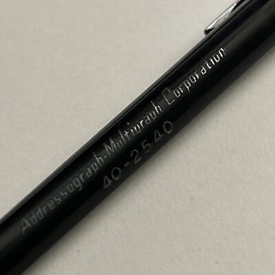 VTG Ballpoint Pen Addressograph Multigraph Corporation | eBay
