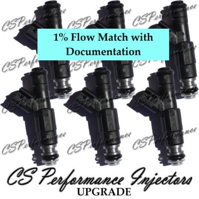 1% Flow Match Bosch Fuel Injectors (6) 0280155784 Upgrade for Jeep 99 ...