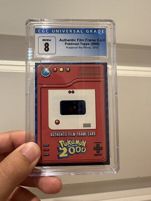 CGC 8 Pokémon Authentic Film Frame Card 35mm 2000 Movie Topps ...