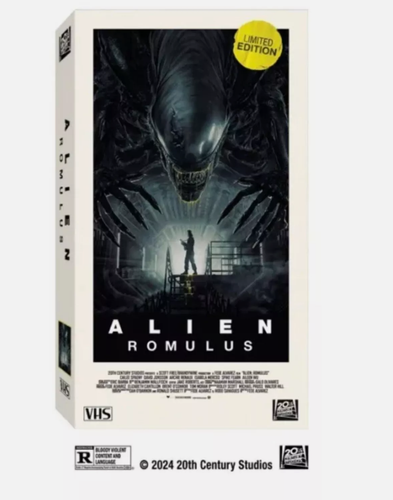 Alien: Romulus Limited Edition VHS 20th Century Studios Release 2024 ...