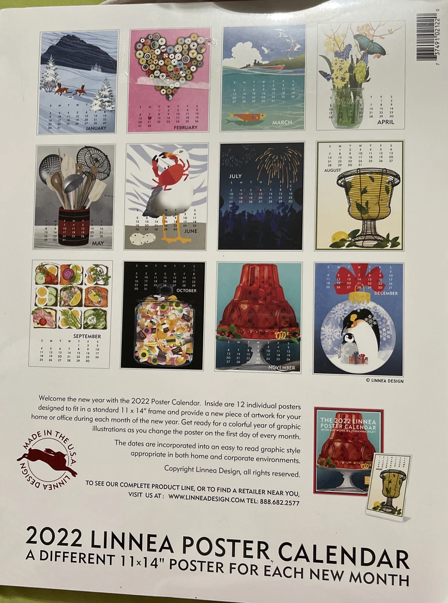 2022 Vintage Calendars Linnea Design