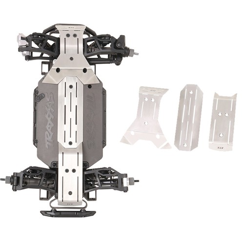 Stainless Steel Chassis Guard Skid Plate for Traxxas Mini Maxx RC ...
