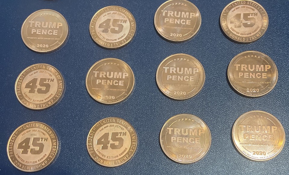 Roll Of 20 Donald Trump 1oz Copper Round - Pure Copper Coin | eBay
