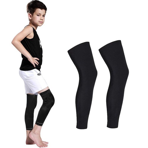 Luwint Long Compression Leg Sleeves for Kids Comfortable Non-Slip UV ...