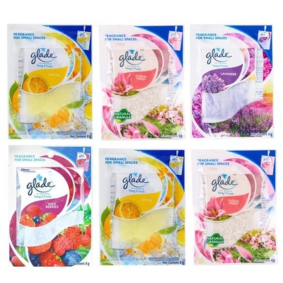6PK Glade Hang It Fresh Air Freshener Odour Eliminator 8g Fresh ...