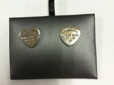 Tiffany & Co. Heart Earrings - 925 - Silver - PPSKN (346170) | eBay