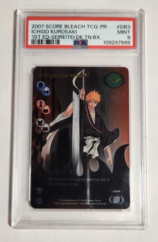 2007 Bleach TCG CCG DB3 Ichigo Kurosaki Holo 1st Ed Seireitei Promo ...