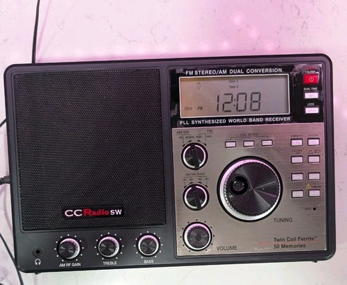 C Crane CC Radio SW AM/FM SW Portable Shortwave Radio Twin Coil Tested ...