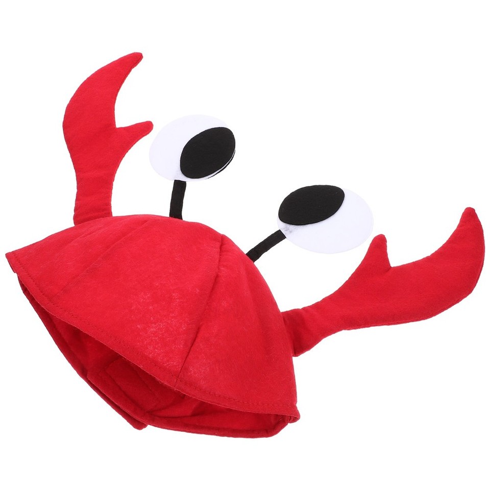 Halloween Crab Hat Red Crab Hat Cosplay Crab Hat Decorative Crab Hat ...