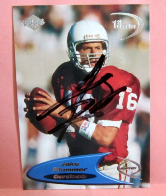 Jake Plummer 1998 Collector's Edge Odyssey Autograph Card!Cardinals QB ...