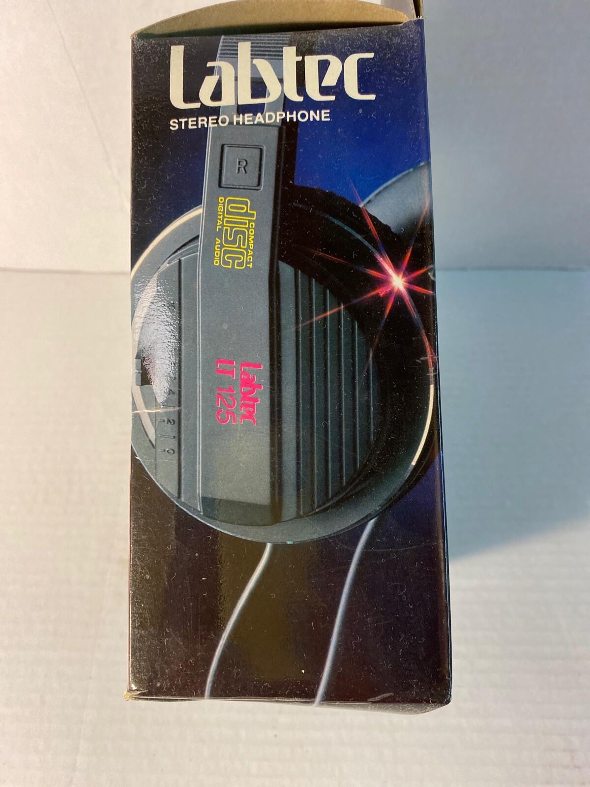 Labtec LT125 Headphones Over Ear Vintage Tested Compact Disc Digital ...