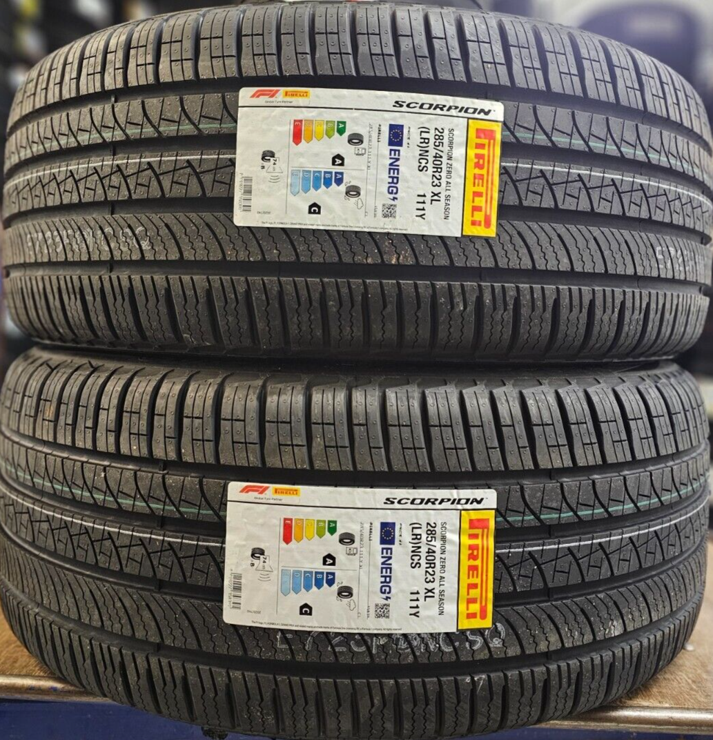 2X PIRELLI SCORPION ZERO 285/40/23 ALL SEASON 285 40 ZR23 XL 111Y NCS ...