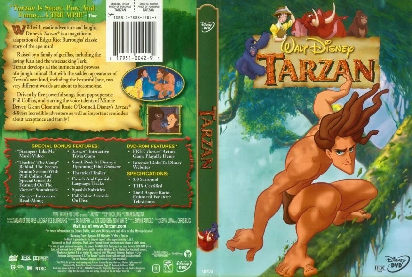 Tarzan Dvd Cover