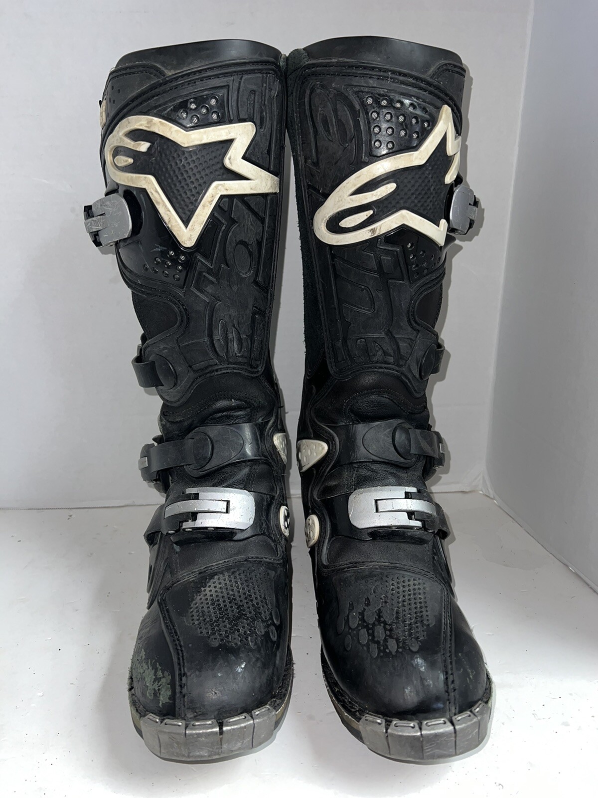 Alpinestars Tech 8 boots motocross cycle mens size 10. black | eBay