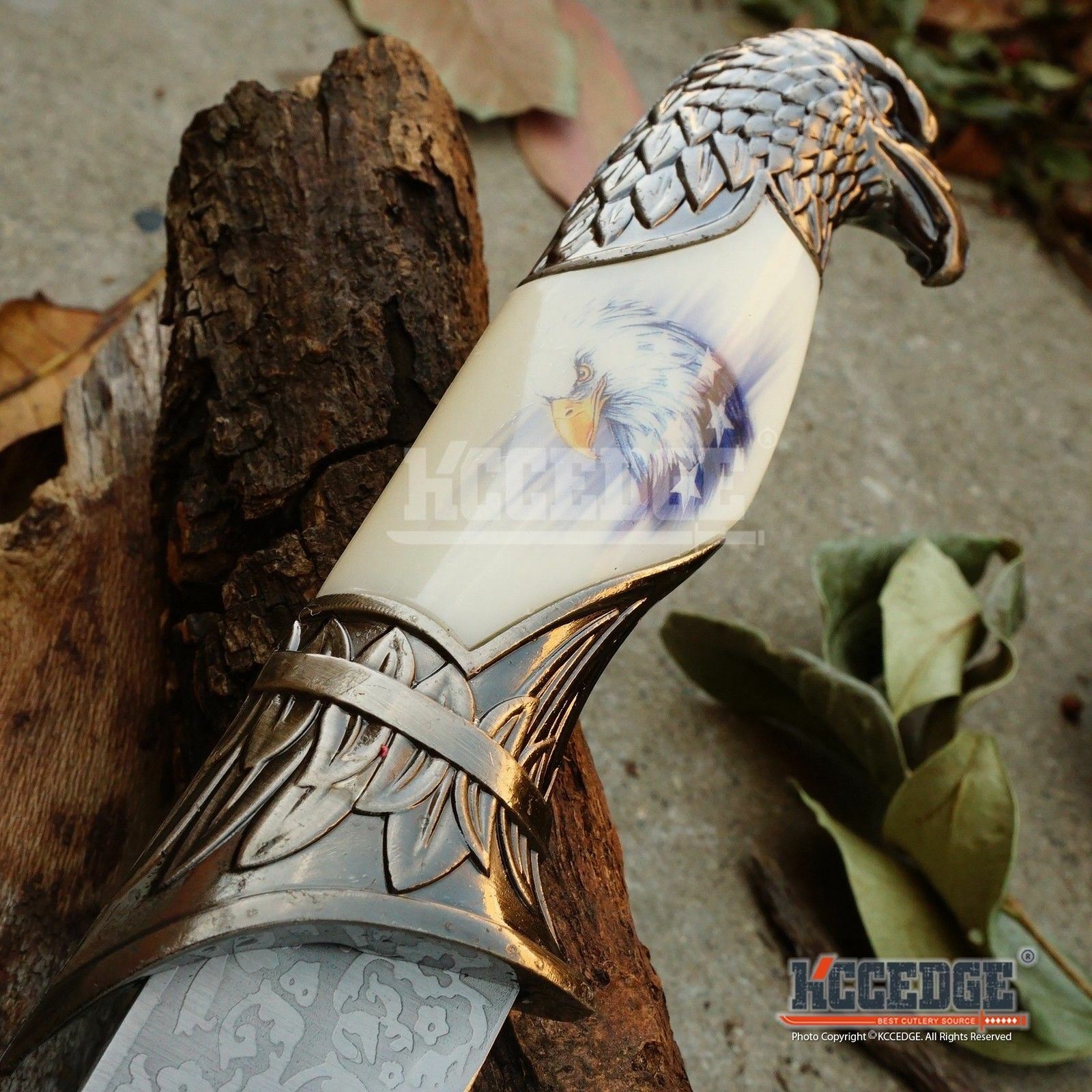 13" HUNTER COLLECTORS EAGLE DAGGER 3 Types Fixed Blade Knife Patriotic ...