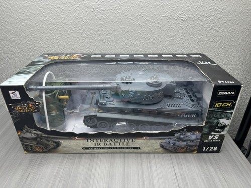 ZEGAN RC BATTLE TANKS INTERACTIVE IR BATTLE 1:28 Tiger Tank | eBay