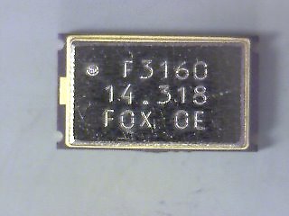 FOX F3160-14.31818 Qty of 8 per Lot .44x.26 14.318MHz Par 50pF OSC | eBay