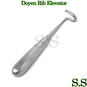 Doyen Rib Elevator Curved 7" Right Surgical Instruments | eBay