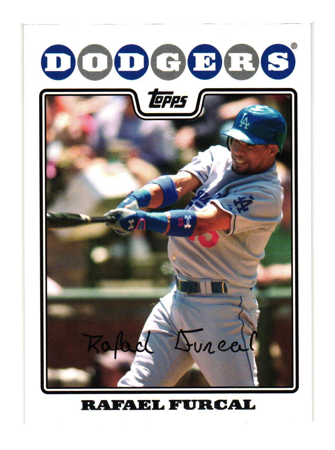 2008 Topps #204 Rafael Furcal Los Angeles Dodgers | eBay