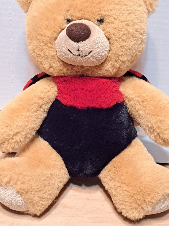 Aurora Teddy Bear Ladybug Wanna Be Plush Stuffed Animal Toy 9" 2020 ...