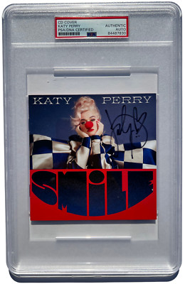 KATY PERRY SIGNED AUTOGRAPHED SMILE CD COVER ALBUM PSA/DNA | eBay